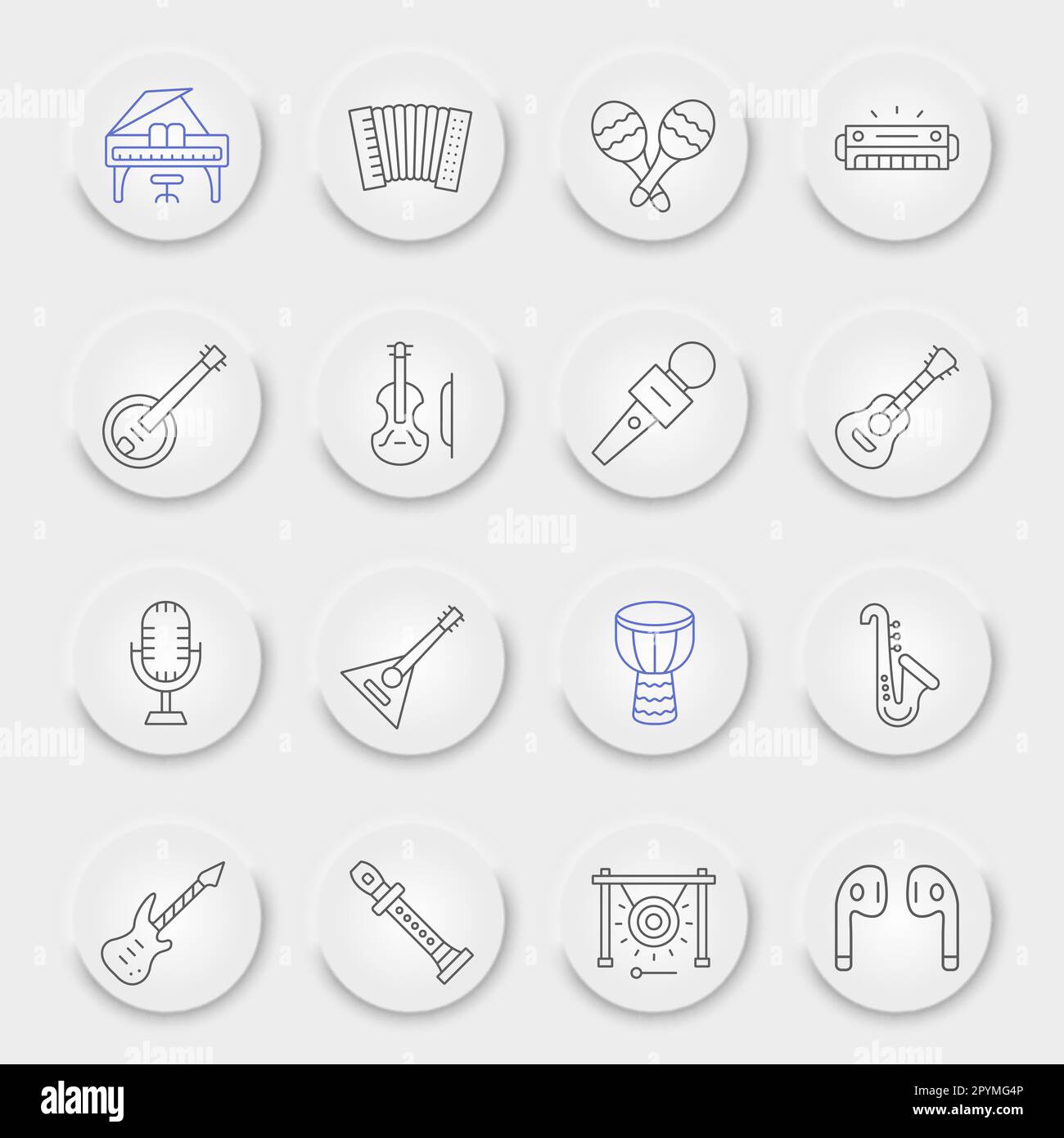 Musical sketches Stock Vector Images - Alamy