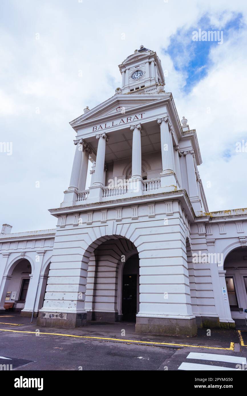Historic Ballarat Train Station in Victoria Australia Stock Photo - Alamy