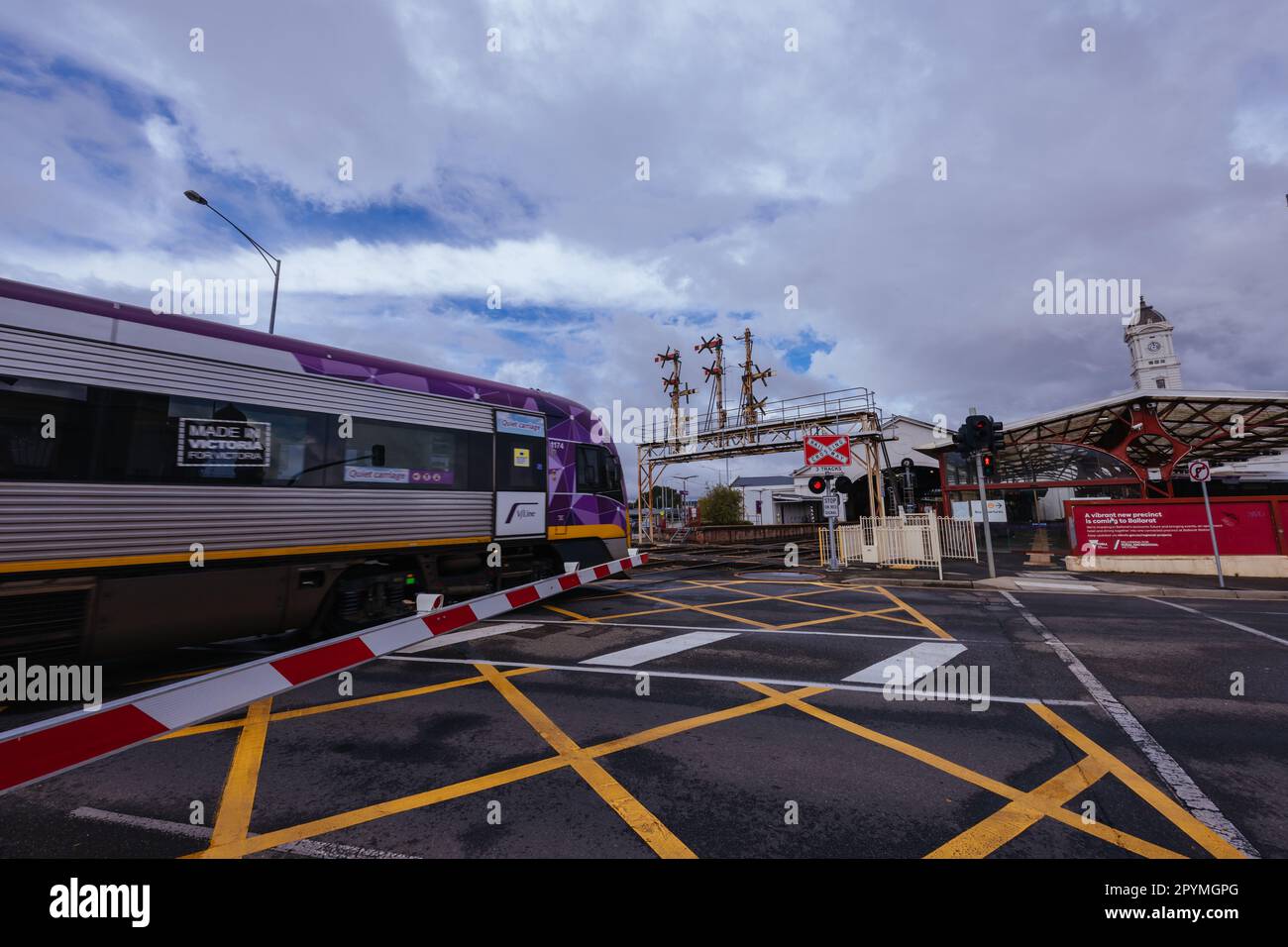Historic Ballarat Train Station in Victoria Australia Stock Photo - Alamy