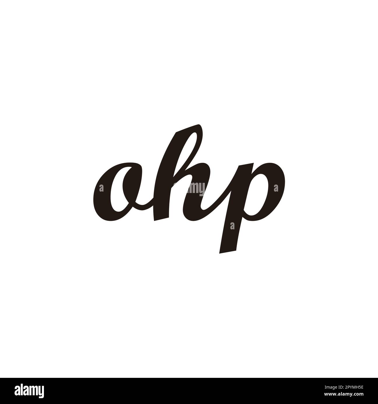 Ohp logo design hi-res stock photography and images - Alamy