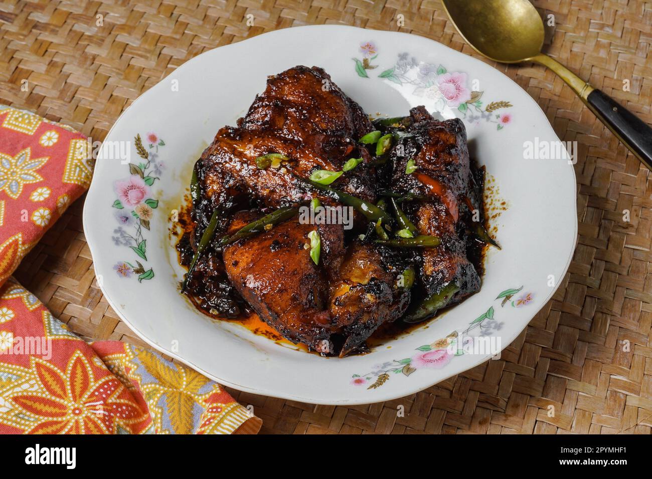 Delicious chicken soy sauce. Malaysian people called Ayam Masak Kicap ...