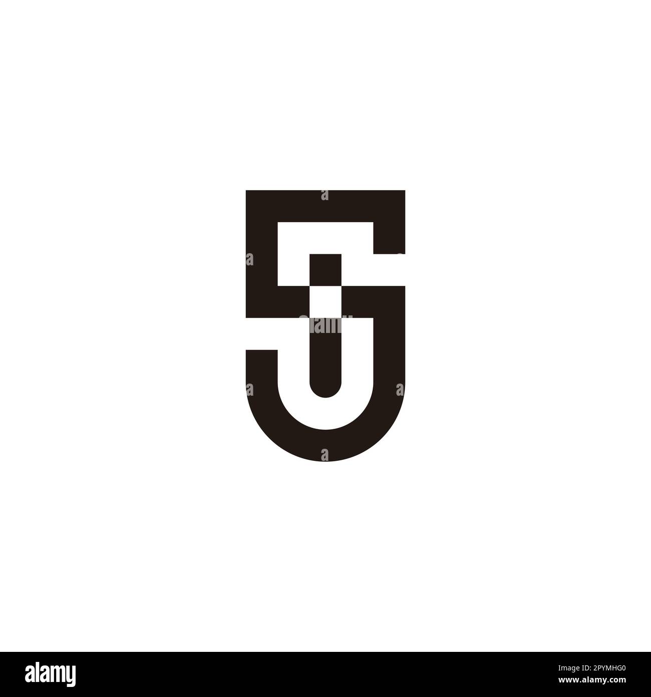 Letter S and i shield geometric symbol simple logo vector Stock Vector ...