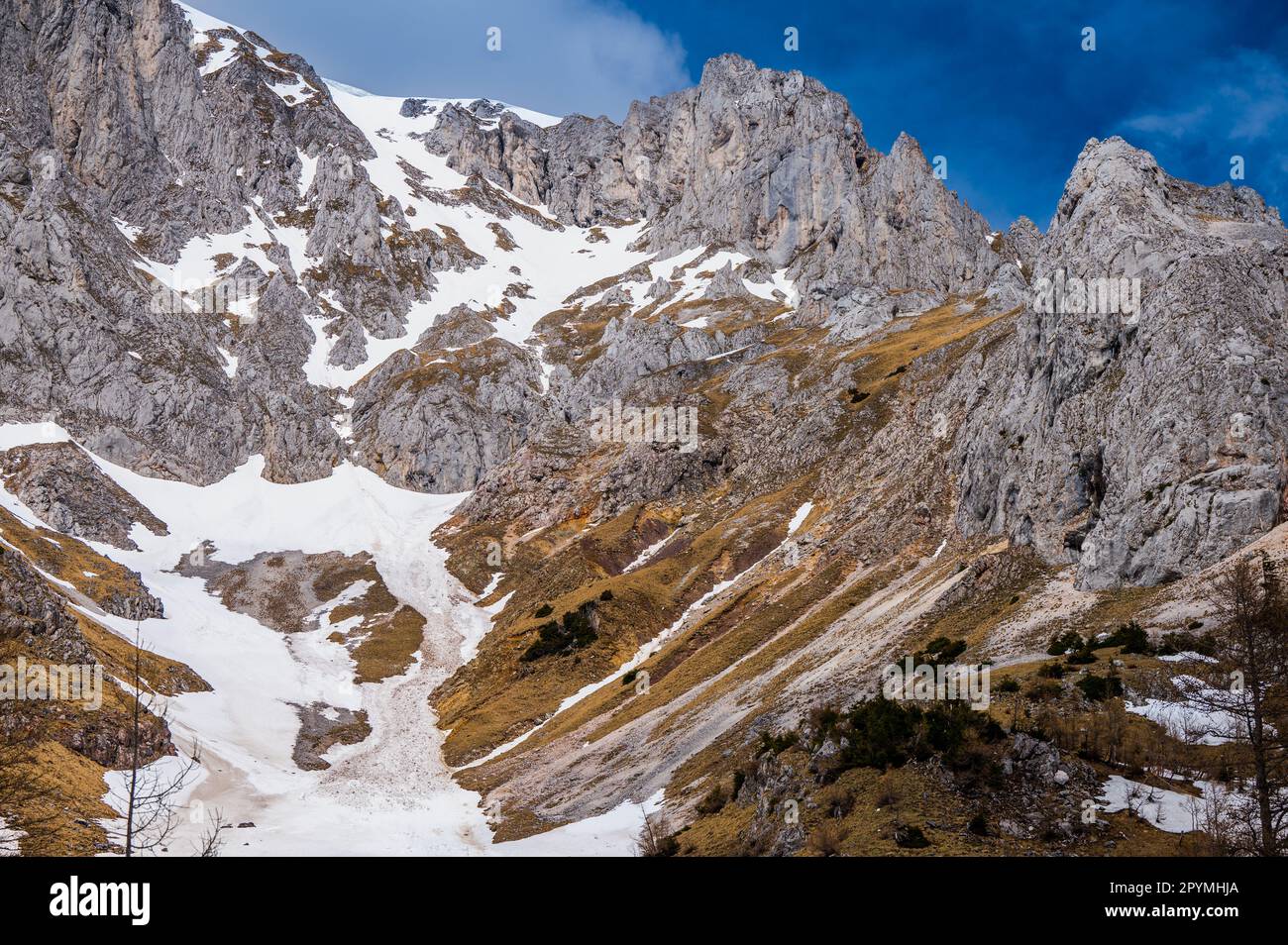 Landscape of the Hochschwab Mountains in the Northern Limestone Alps of ...