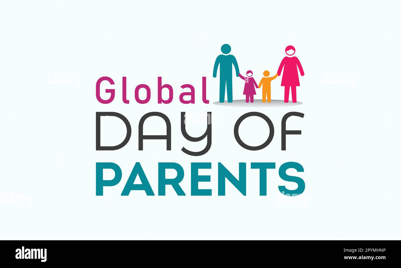 Global day of parents, june 1. Vector template for banner, greeting ...