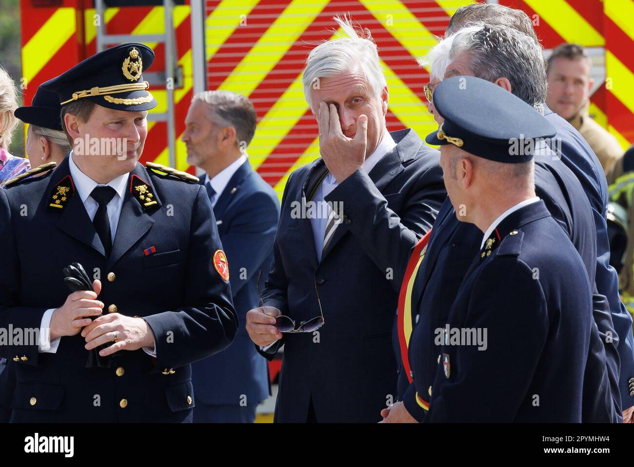 Deerlijk, Belgium. 04th May, 2023. King Philippe - Filip of Belgium ...