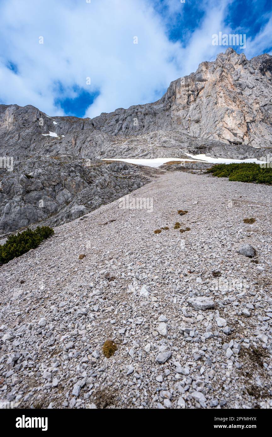 Landscape of the Hochschwab Mountains in the Northern Limestone Alps of ...