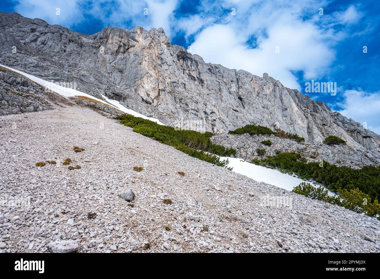Landscape of the Hochschwab Mountains in the Northern Limestone Alps of ...