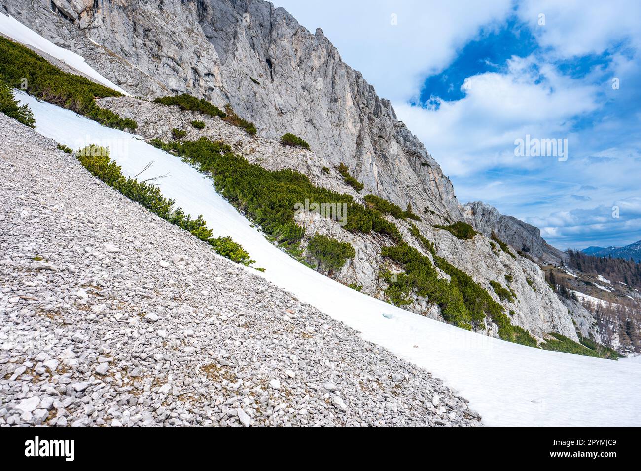 Landscape of the Hochschwab Mountains in the Northern Limestone Alps of ...