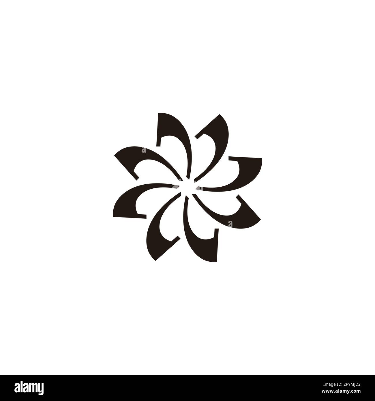 Fan technology logo Stock Vector Images - Alamy