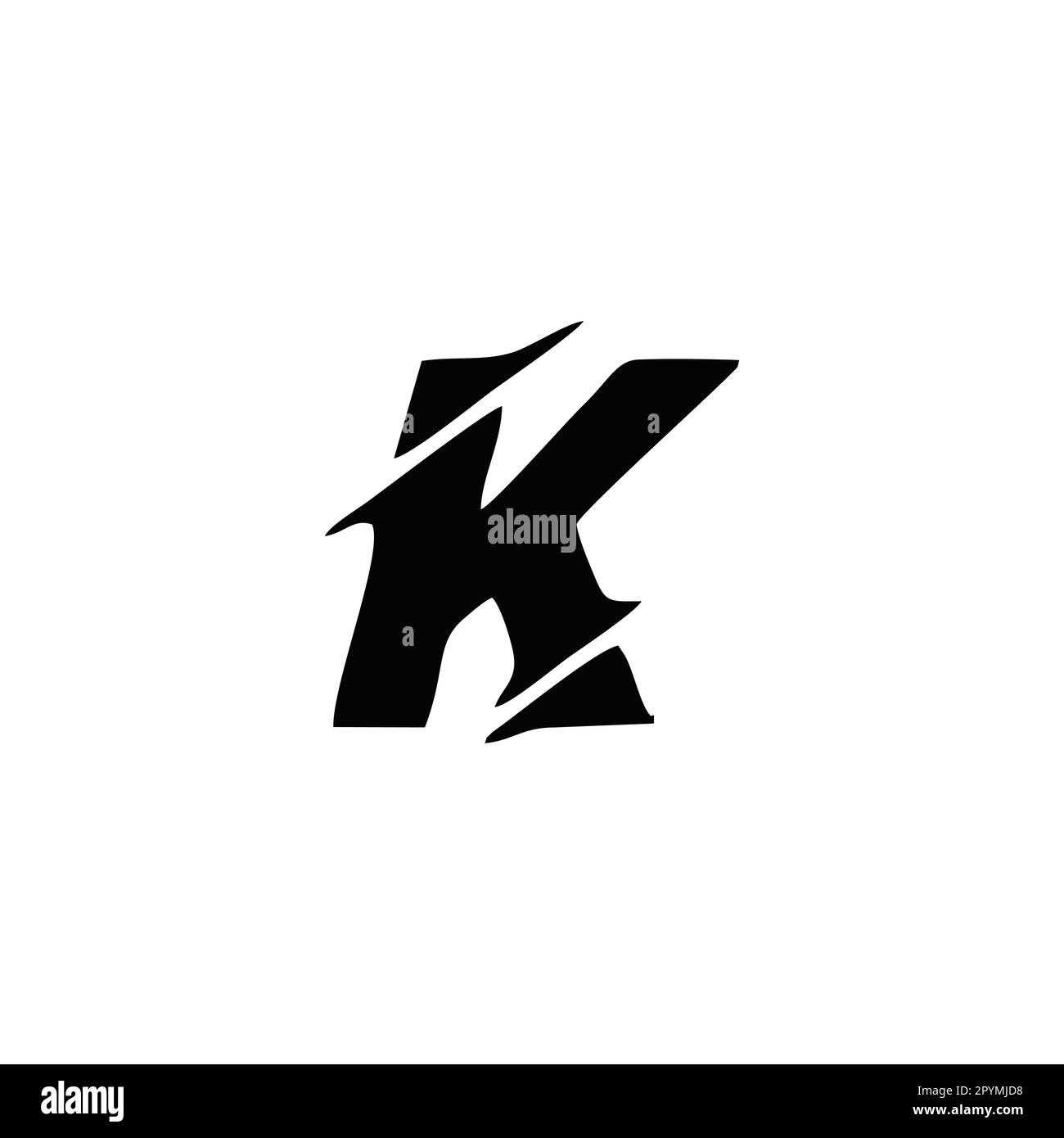 Letter K illustration geometric symbol simple logo vector Stock Vector Image & Art - Alamy
