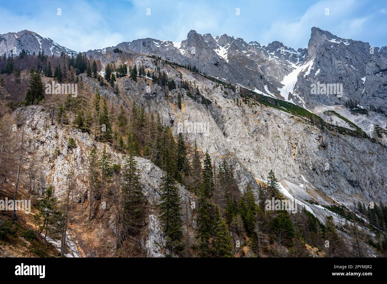 Landscape of the Hochschwab Mountains in the Northern Limestone Alps of ...