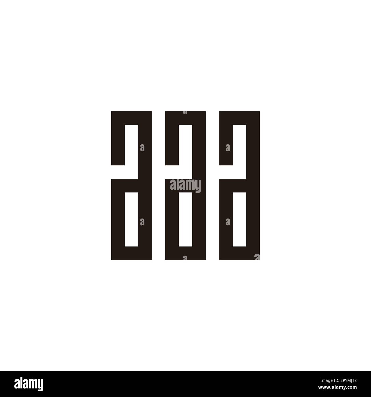 Letter aaa, rectangles geometric symbol simple logo vector Stock Vector Image & Art - Alamy