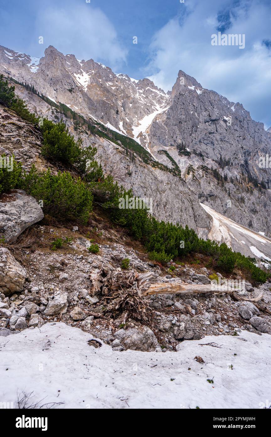 Landscape of the Hochschwab Mountains in the Northern Limestone Alps of ...