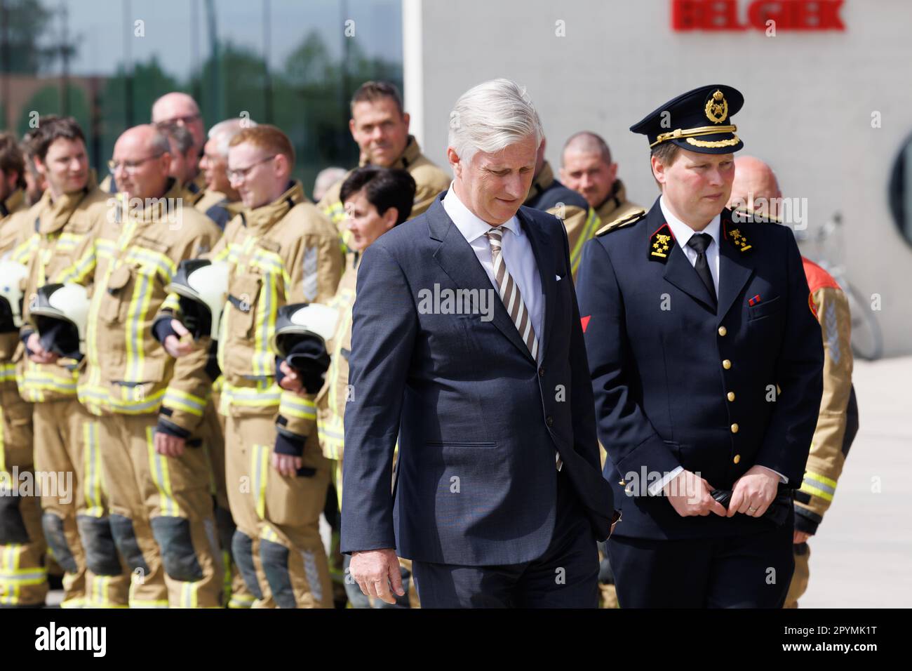 Deerlijk, Belgium. 04th May, 2023. King Philippe - Filip of Belgium ...