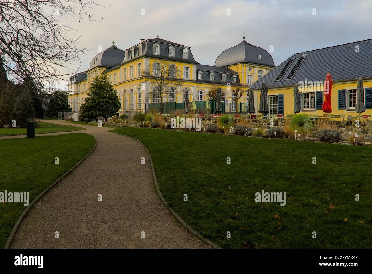 The Poppelsdorfer Palace situated within the Botanical Garden of the ...