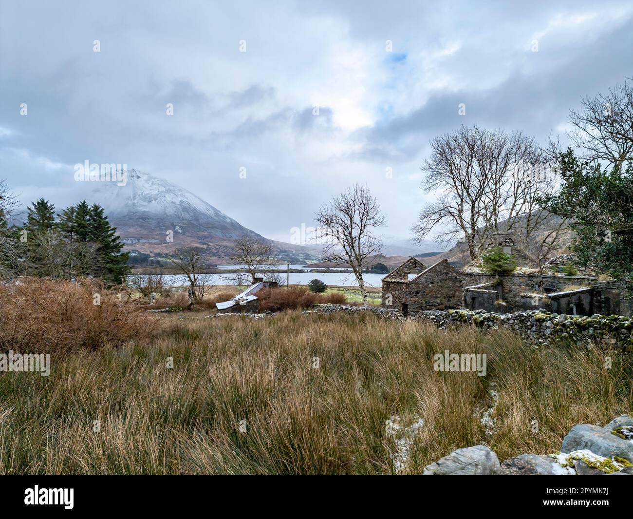 The Dunlewy Ghost Town in County Donegal - Ireland Stock Photo - Alamy