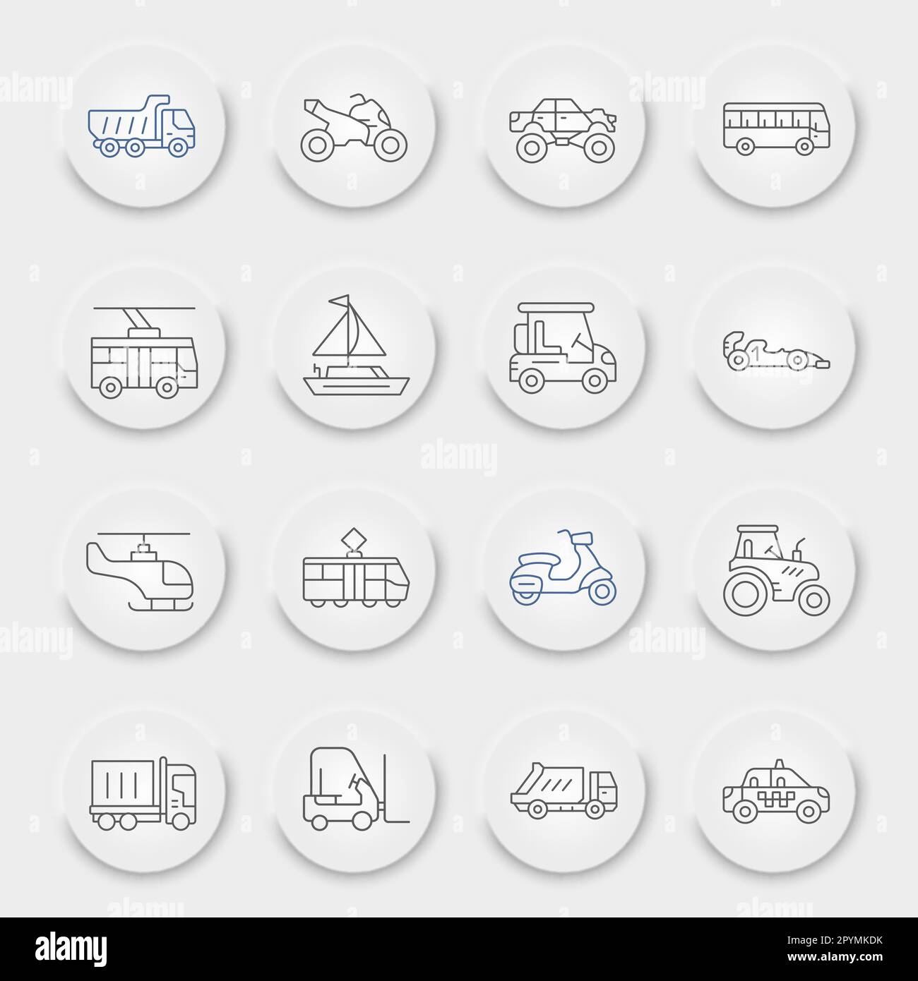 Shipping vector buttons set hi-res stock photography and images - Alamy
