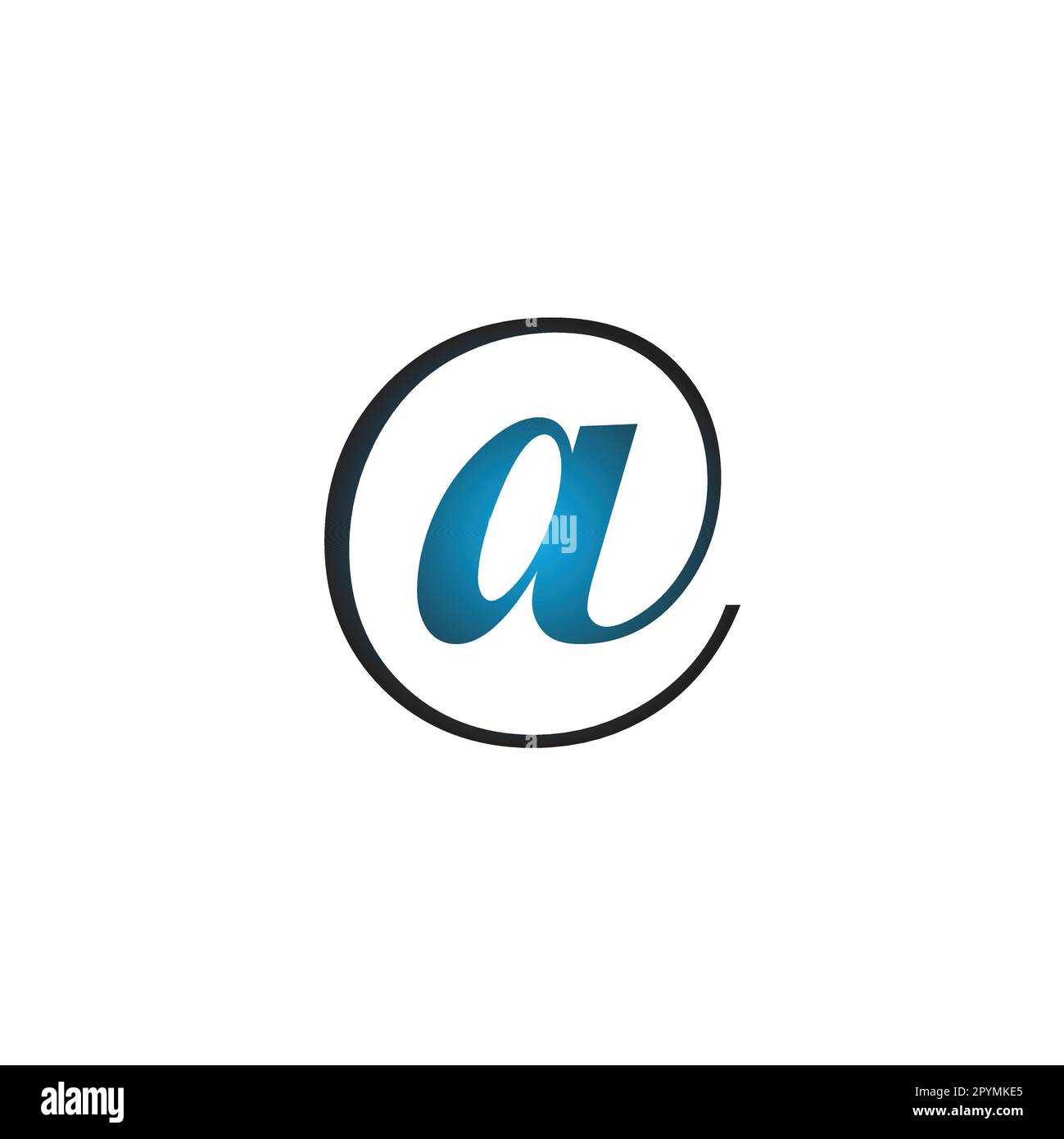 Letter a circular, technology geometric symbol simple logo vector Stock ...