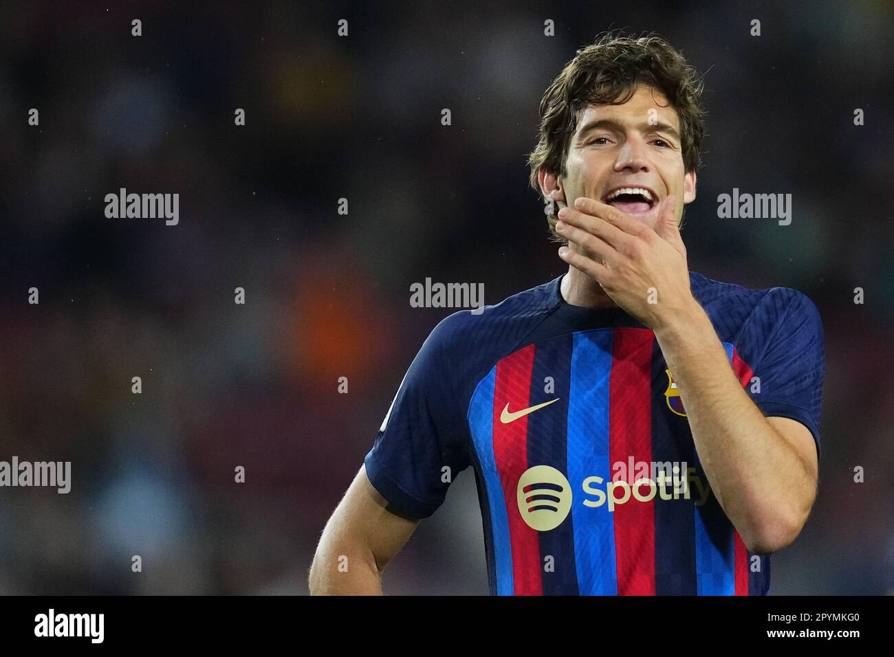 Marcos Alonso of FC Barcelona during the La Liga match between FC ...