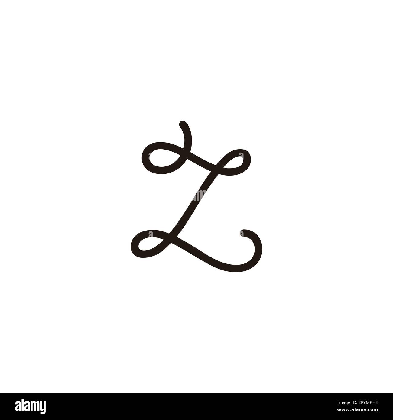 Letter rope logo hi-res stock photography and images - Alamy