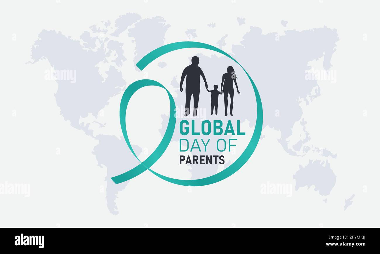 Global day of parents, june 1. Vector template for banner, greeting ...