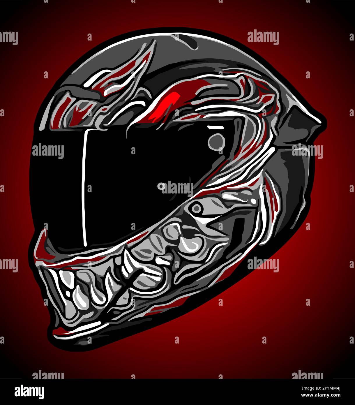 Vintage motorcycle helmet leather Stock Vector Images - Alamy