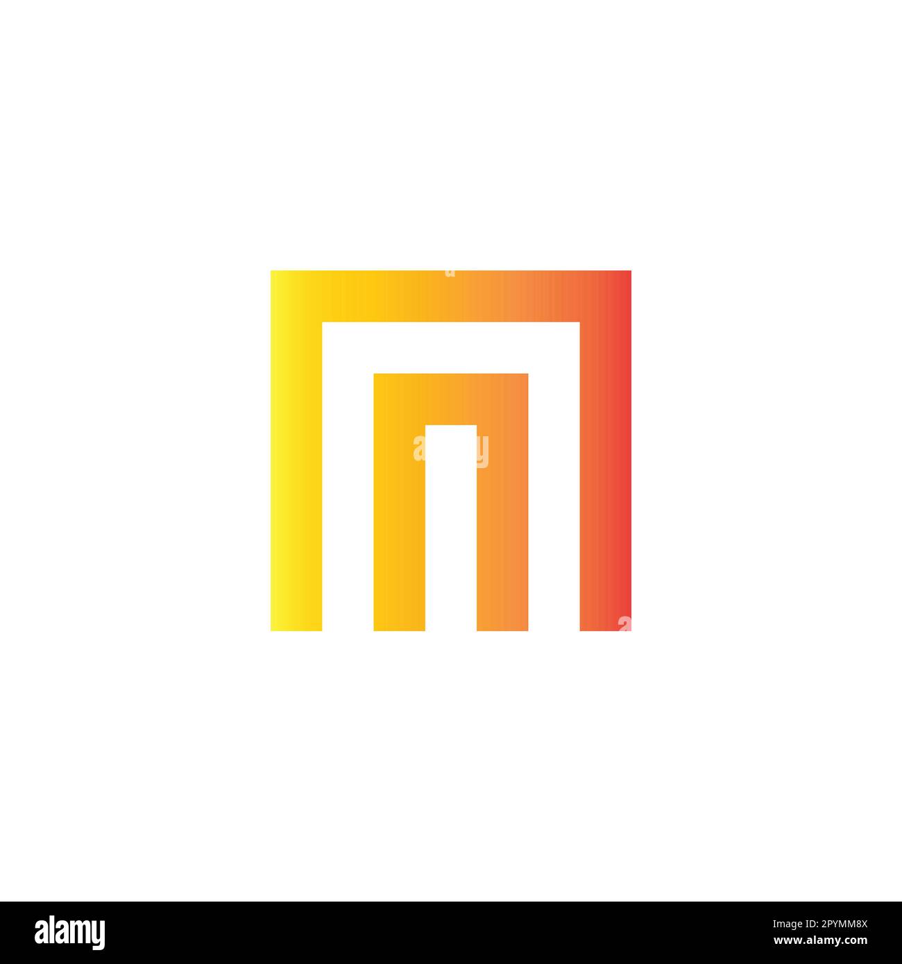 Letter n double, line geometric symbol simple logo vector Stock Vector Image & Art - Alamy