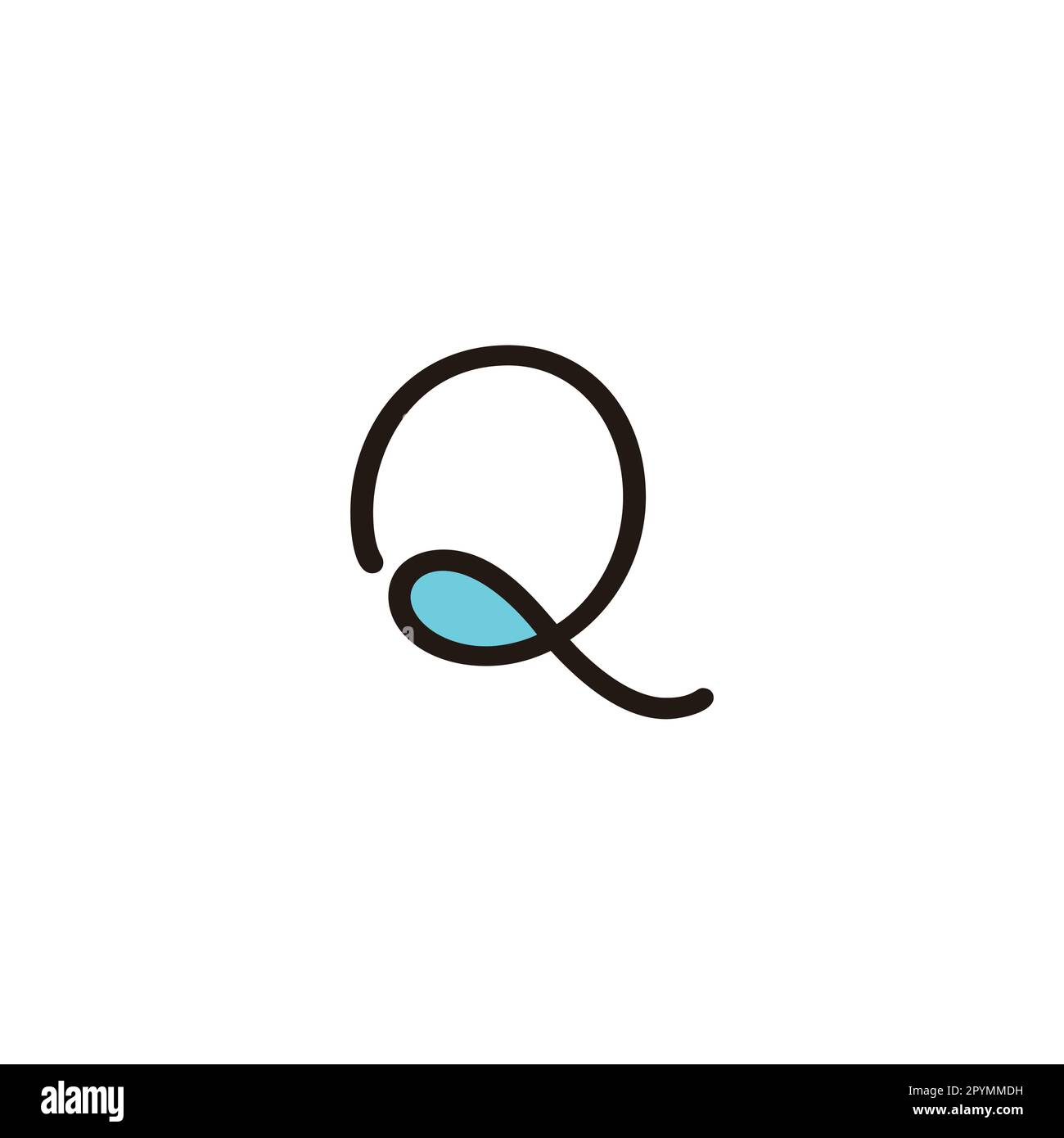 Letter logo colorful splash hi-res stock photography and images - Alamy