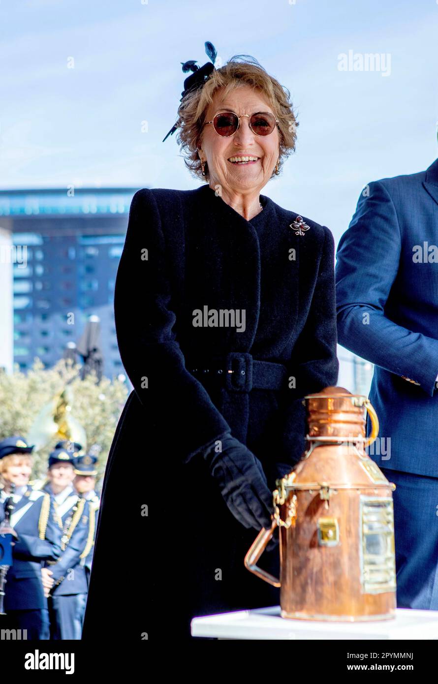 Rotterdam, Niederlande. 04th May, 2023. Princess Margriet of The ...