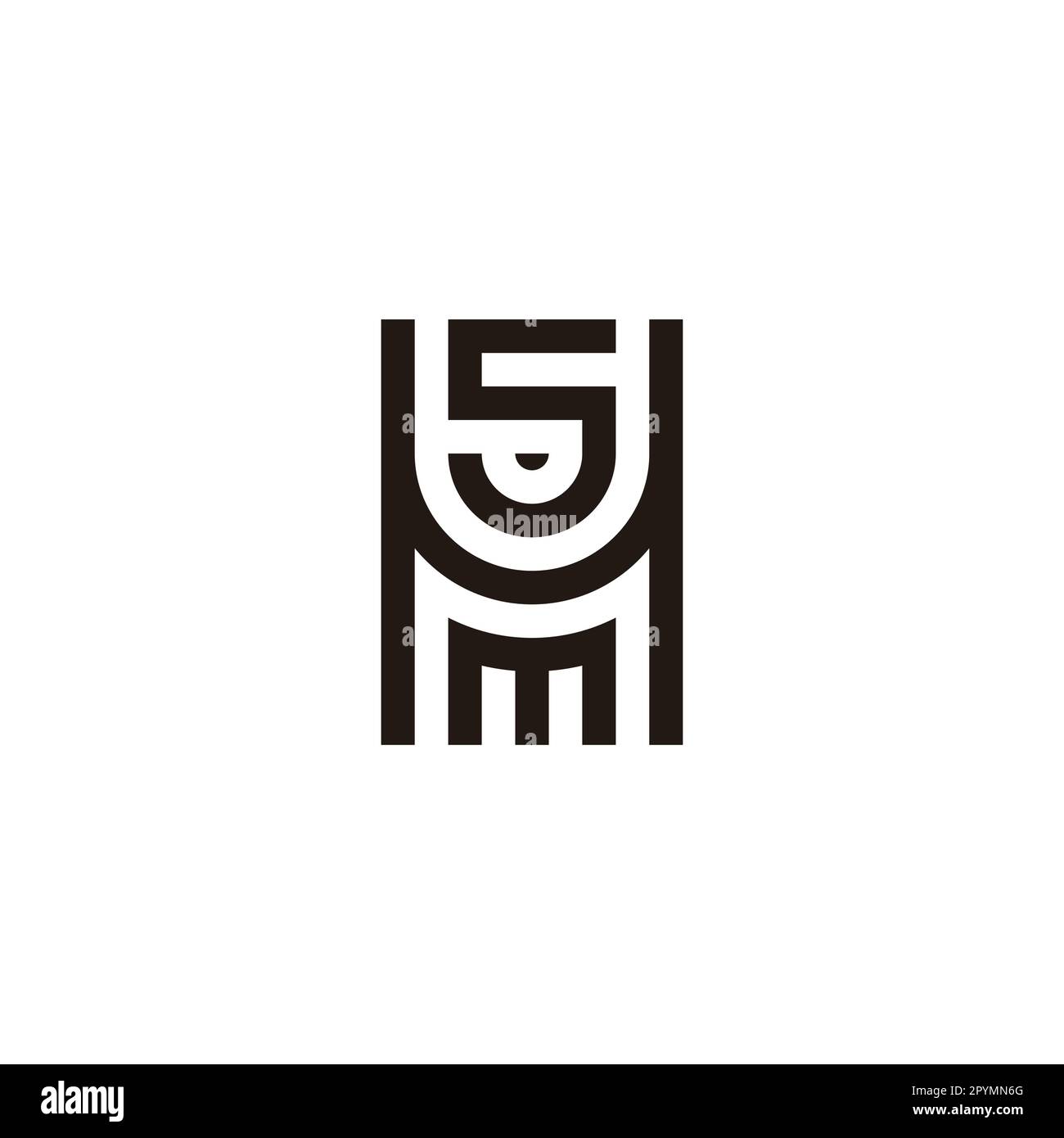 Letter S H And M Curve Square Geometric Symbol Simple Logo Vector letter-s-h-and-m-curve-square-geometric-symbol-simple-logo-vector