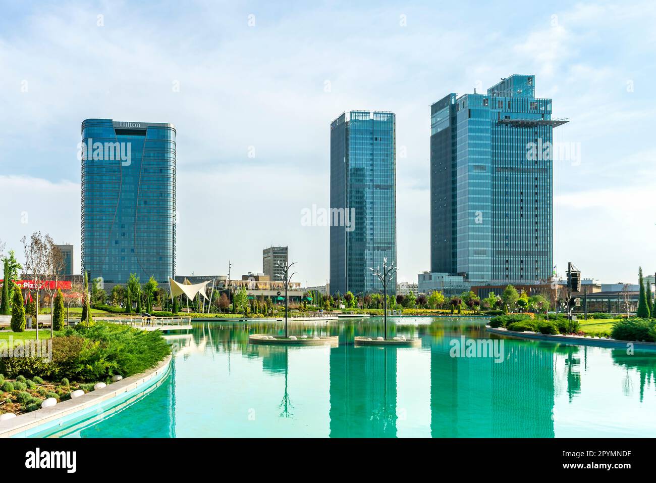 April 2023, Uzbekistan, Tashkent. Central Asia. Tashkent city district ...