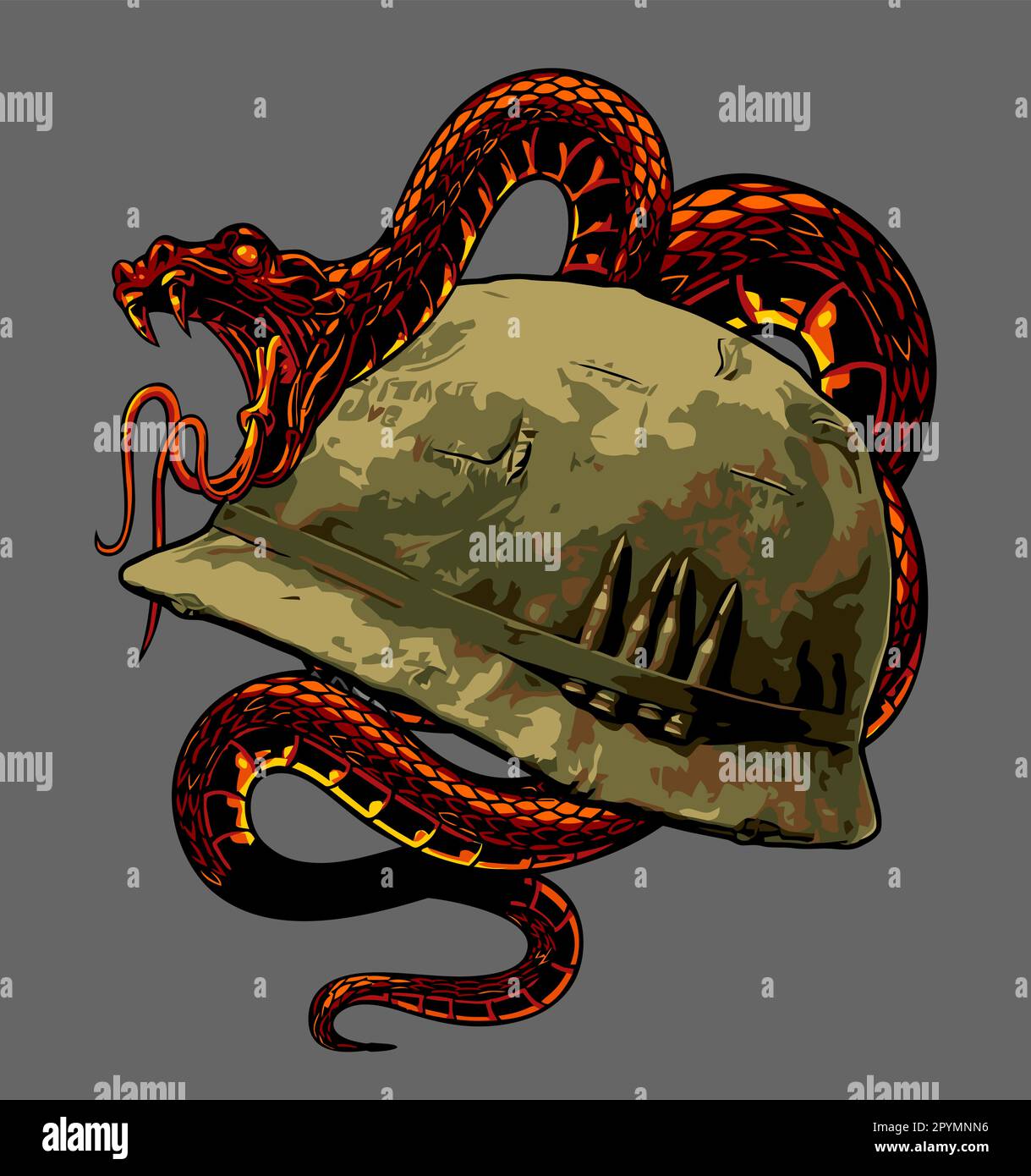 helmet, vector, design, illustration, symbol, snake, logo, art, icon ...