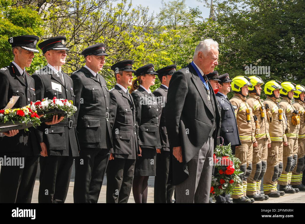 London, UK. 04th May, 2023. Colin Livett, Chairman of the Memorial ...