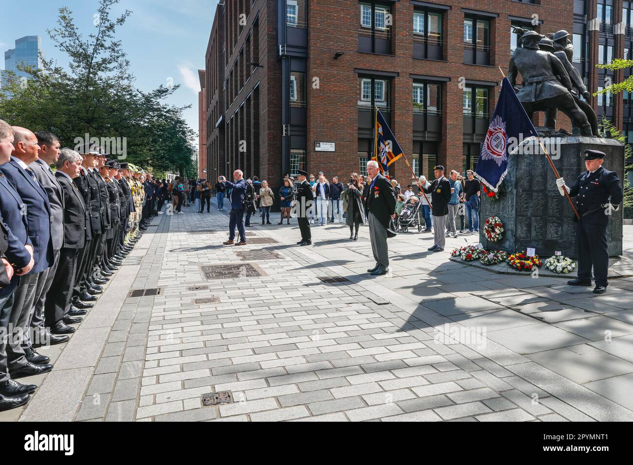 London, UK. 04th May, 2023. Representatives of the fire brigades Union ...