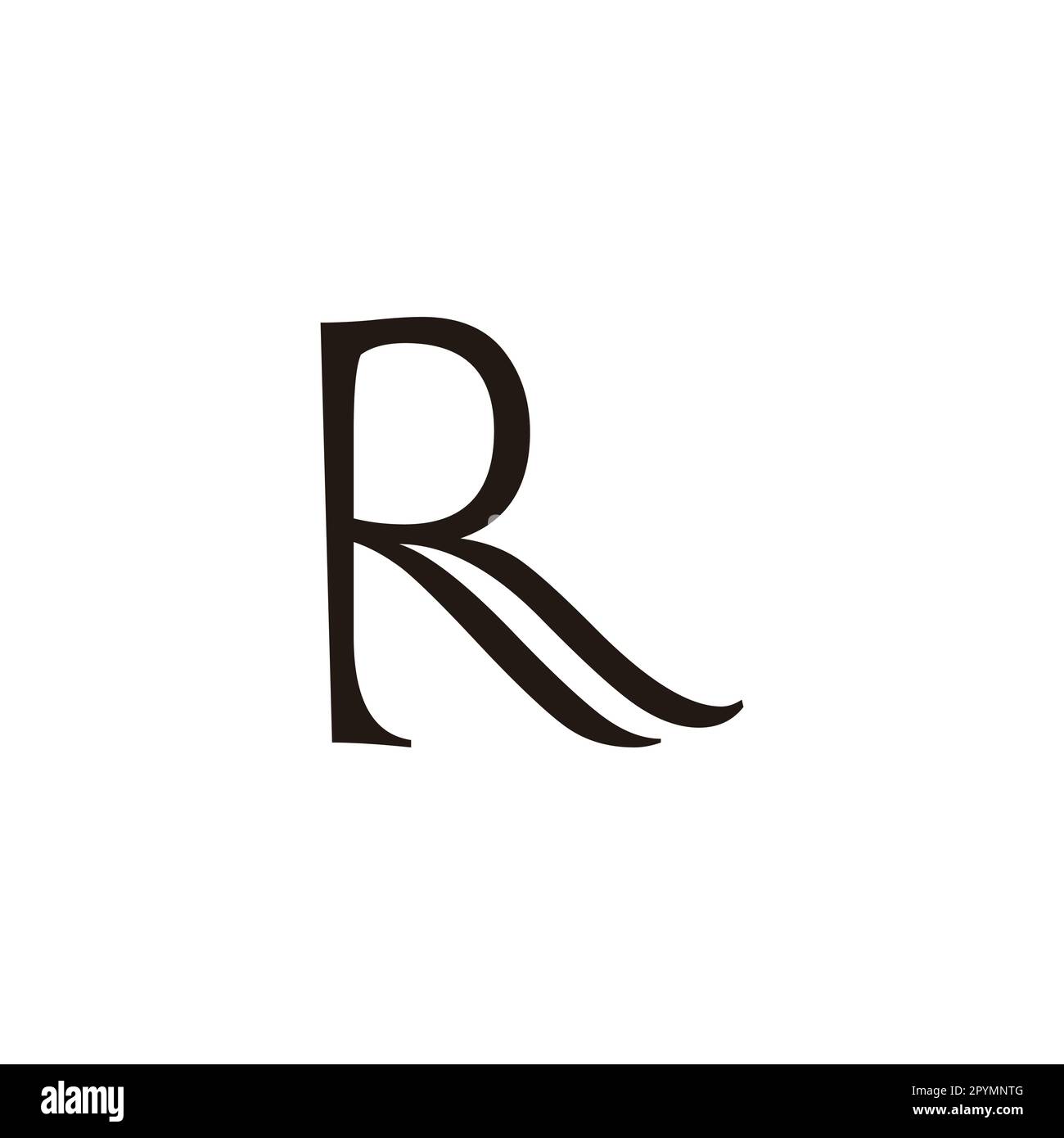 Fancy Lowercase Letter R