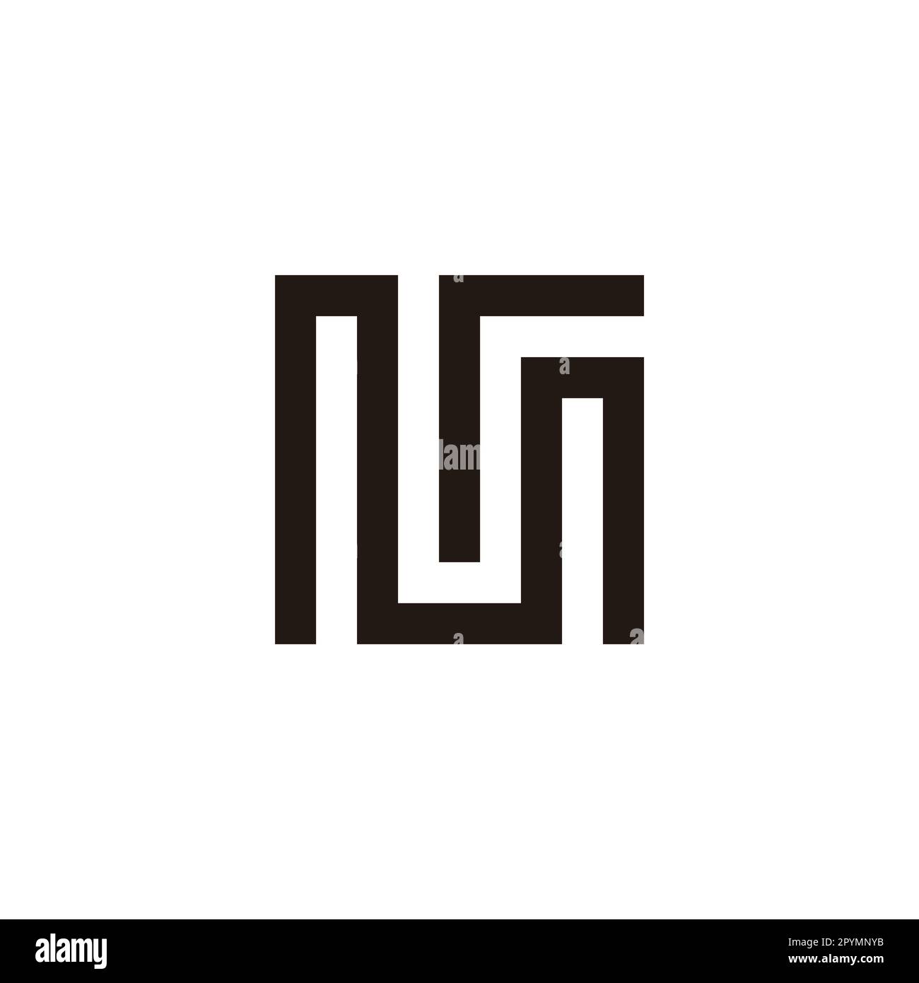 Letter r and M square geometric symbol simple logo vector Stock Vector Image & Art - Alamy