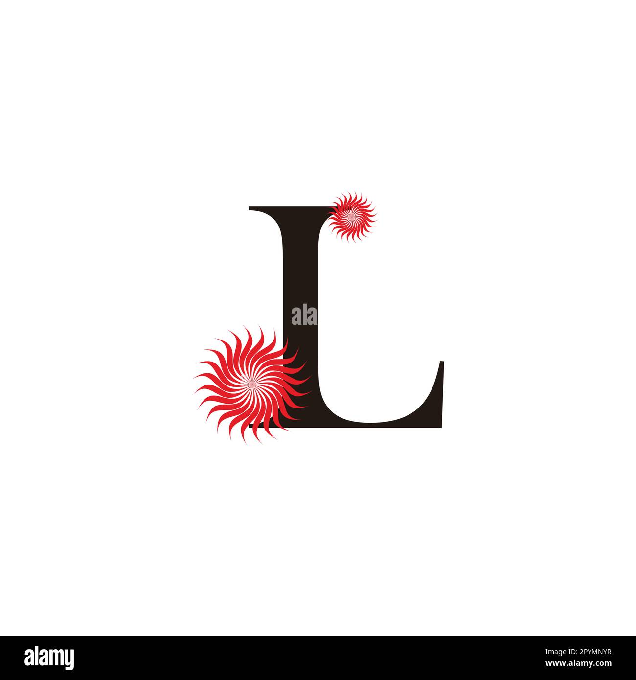 L flower Stock Vector Images - Alamy