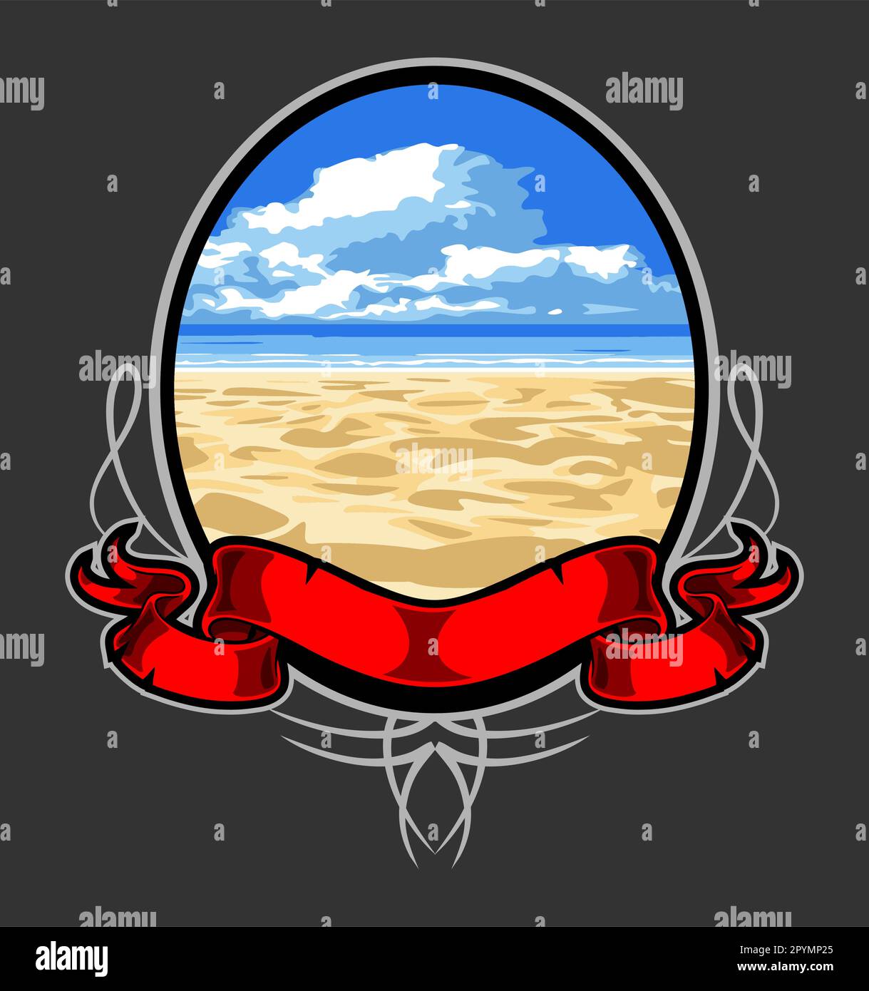 labuan bajo island indonesia vector template Stock Vector Image & Art ...