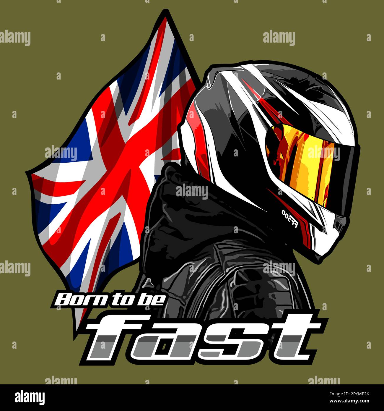 biker, motorcycle, vector, flag, motor, design, graphic, emblem ...