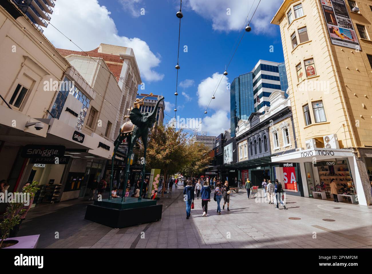 Rundle St Mall in Adelaide Australia Stock Photo - Alamy