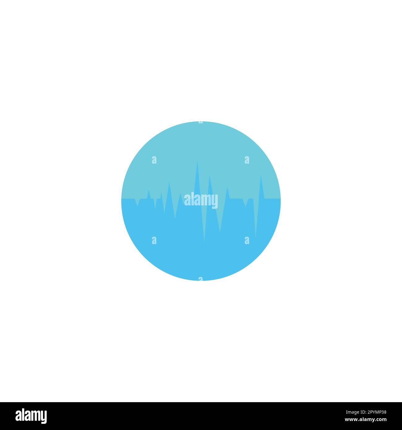 Circle, ice geometric symbol simple logo vector Stock Vector Image ...