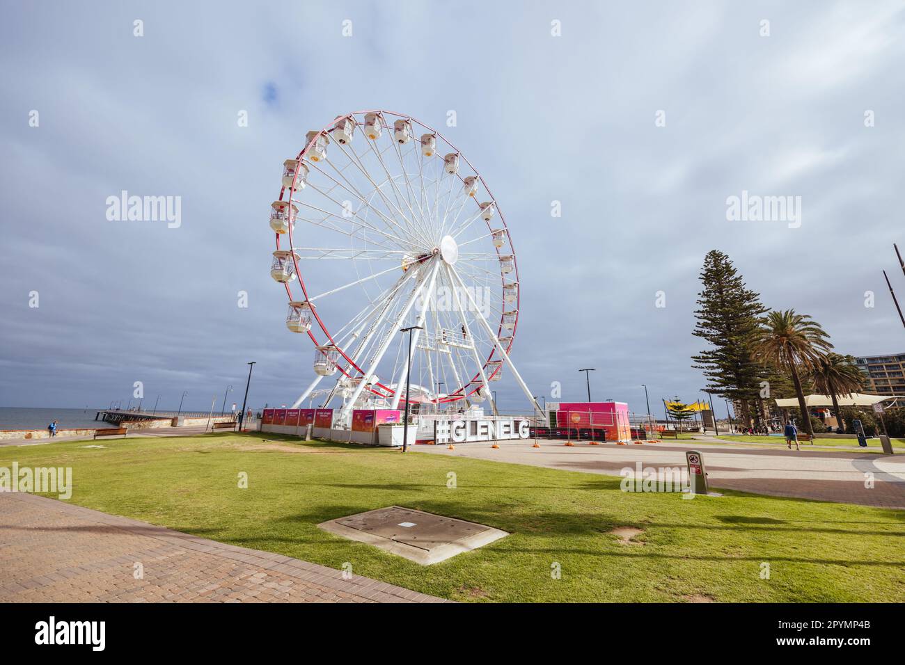 Glenelg Waterfront in Adelaide Australia Stock Photo - Alamy