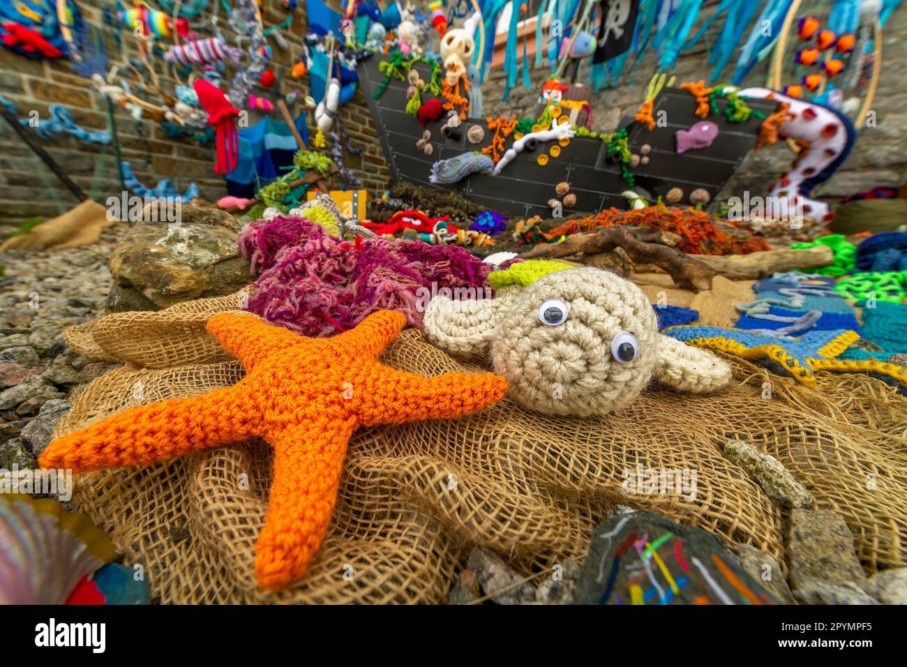 Thursday 4th May 2023. Appledore, North Devon, England - On a blustery ...