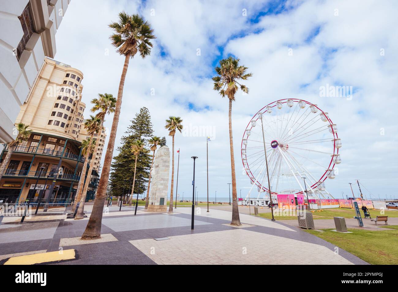 Glenelg Waterfront in Adelaide Australia Stock Photo - Alamy