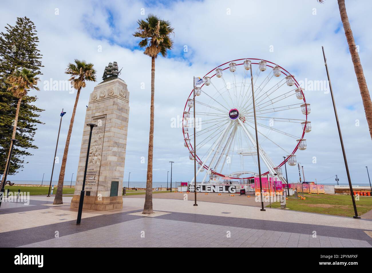 Glenelg Waterfront in Adelaide Australia Stock Photo - Alamy