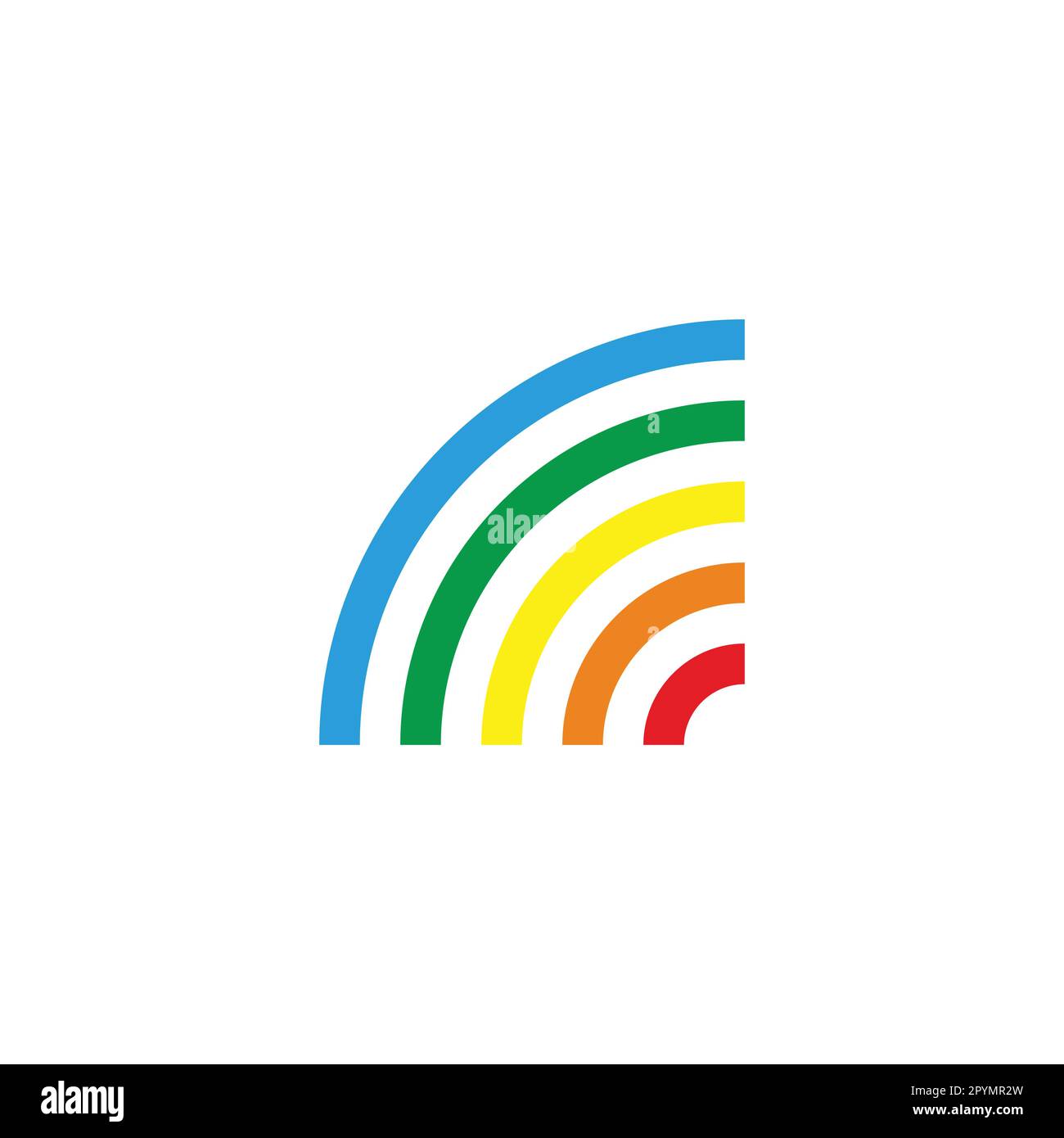 Rainbow Logo Vector