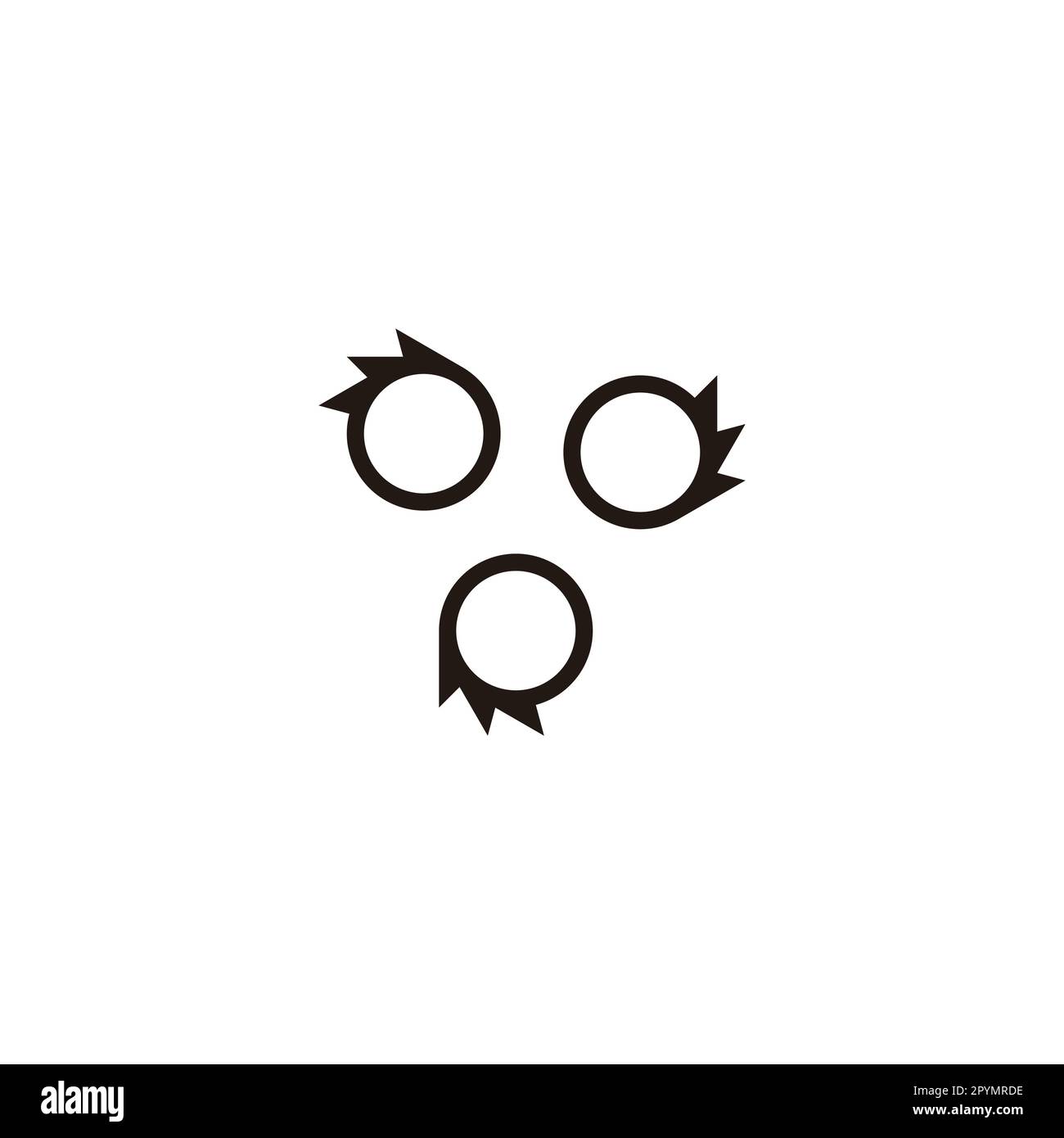 Three rounded Stock Vector Images - Alamy