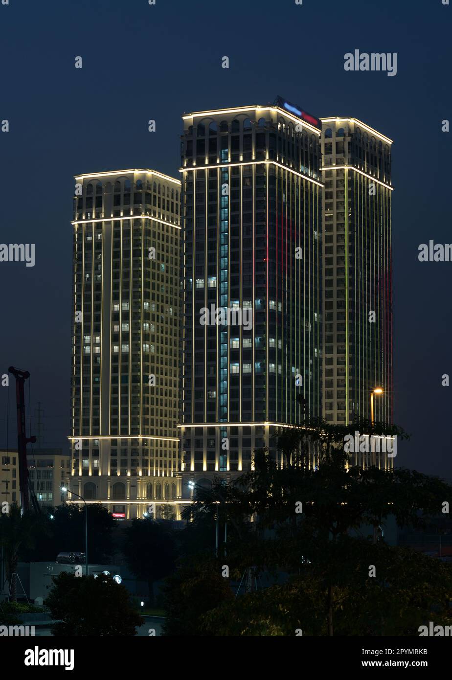 Apartment building. Vietnam real estate Stock Photo - Alamy
