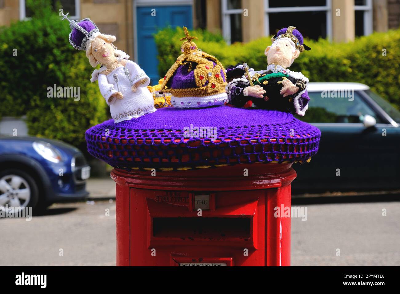 Edinburgh, Scotland, UK. 4th May 2023. Preparations for the Coronation ...