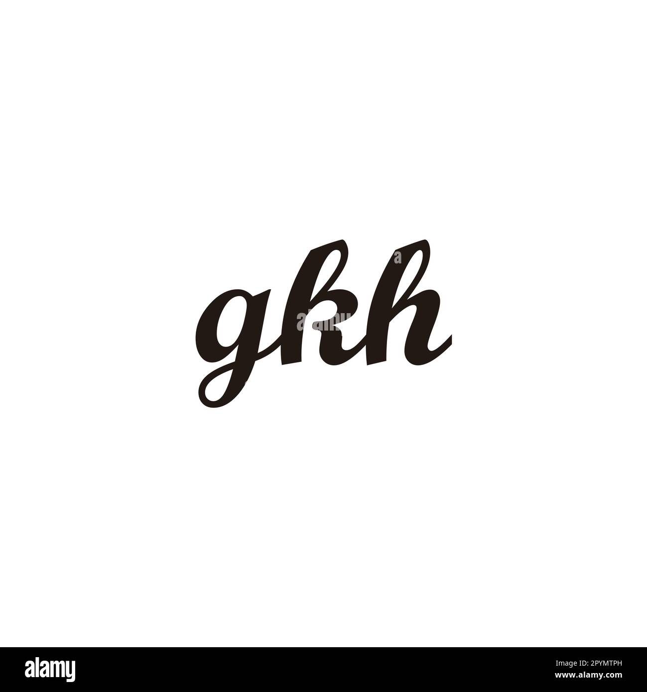 Letter gkh connect geometric symbol simple logo vector Stock Vector ...